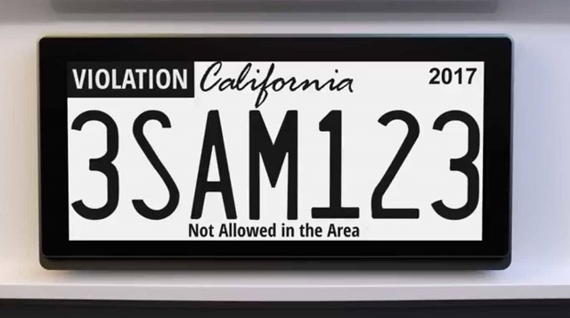 Targhe digitali: la rivoluzione inizia in California - Motori.it
