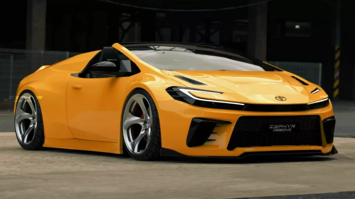 Toyota Prius Roadster: supercar estrema by Zephyr Designz