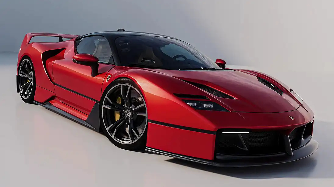 Venuum V40: supercar da 1.100 CV ispirata alla Ferrari F40 - Motori.it